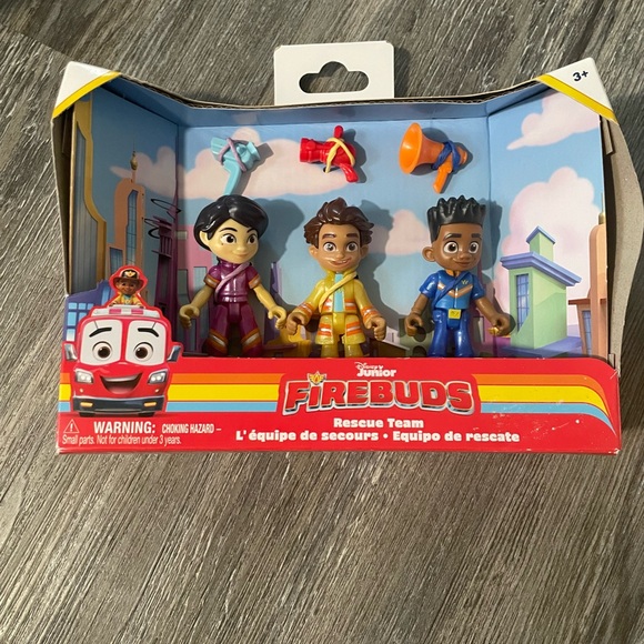 Disney | Toys | Disney Junior Firebuds Rescue Team Figures Unopened Box ...